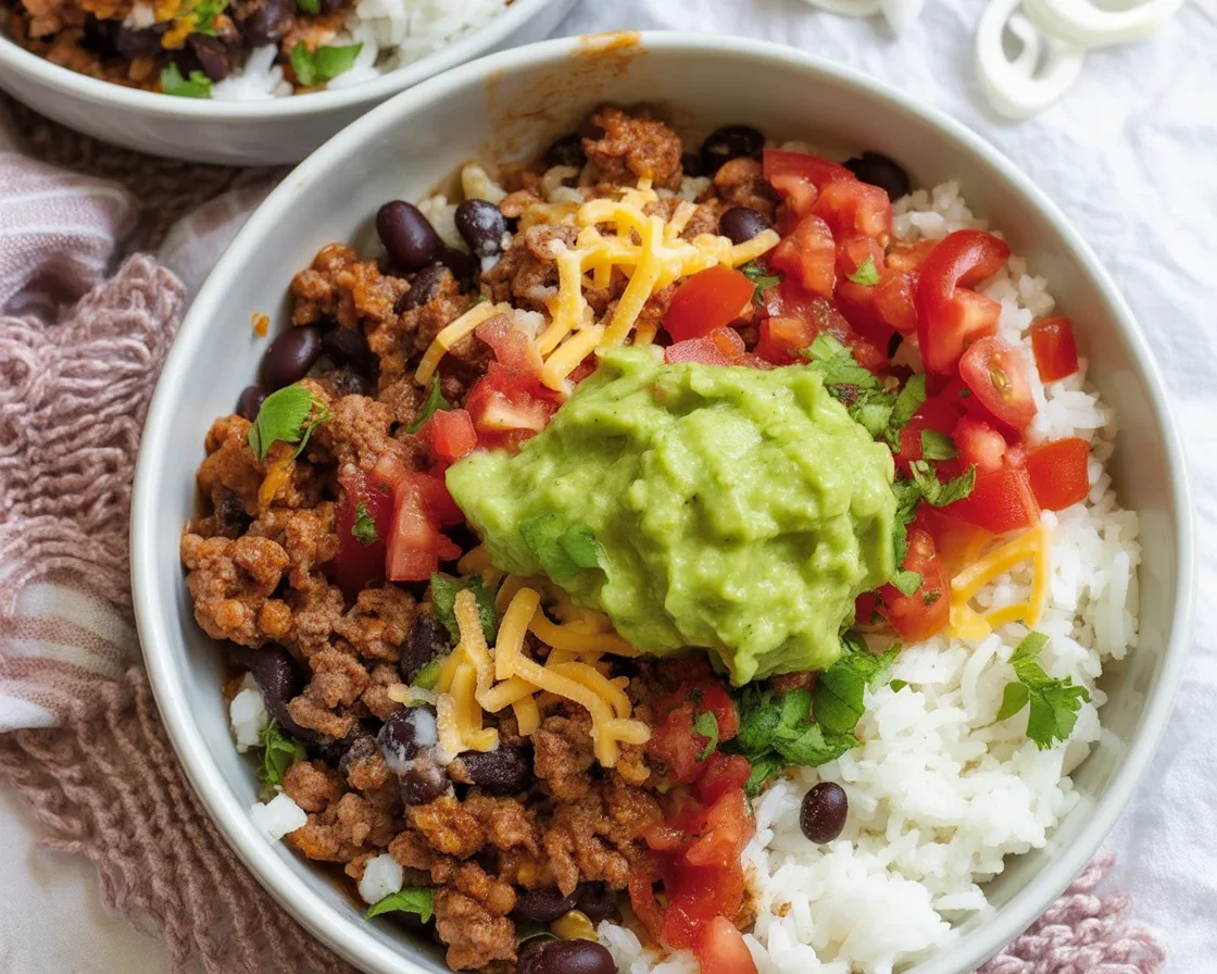 Easy Taco Rice Bowl Recipe